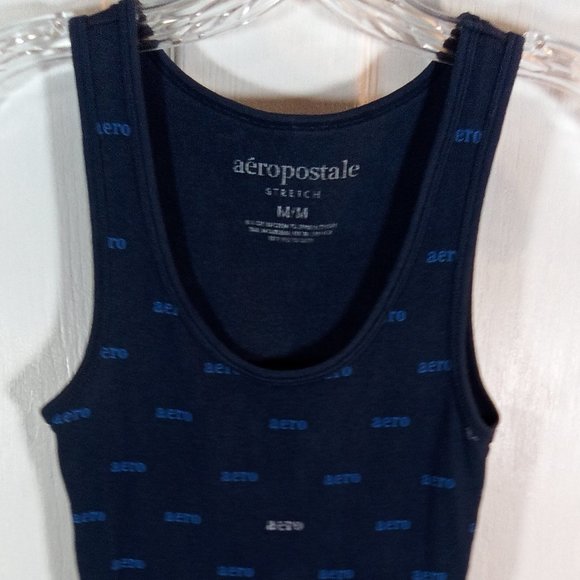 Aeropostale | Tops | Navy Blue Man Beater Tank Top | Poshmark